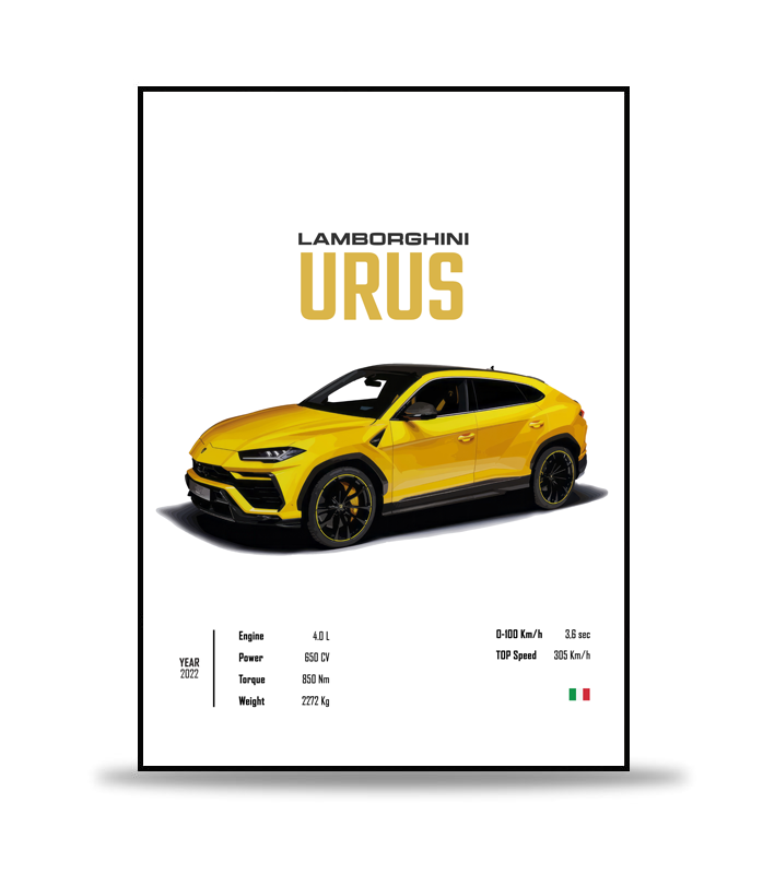 Lamborghini Urus Poster | Posterboo.com